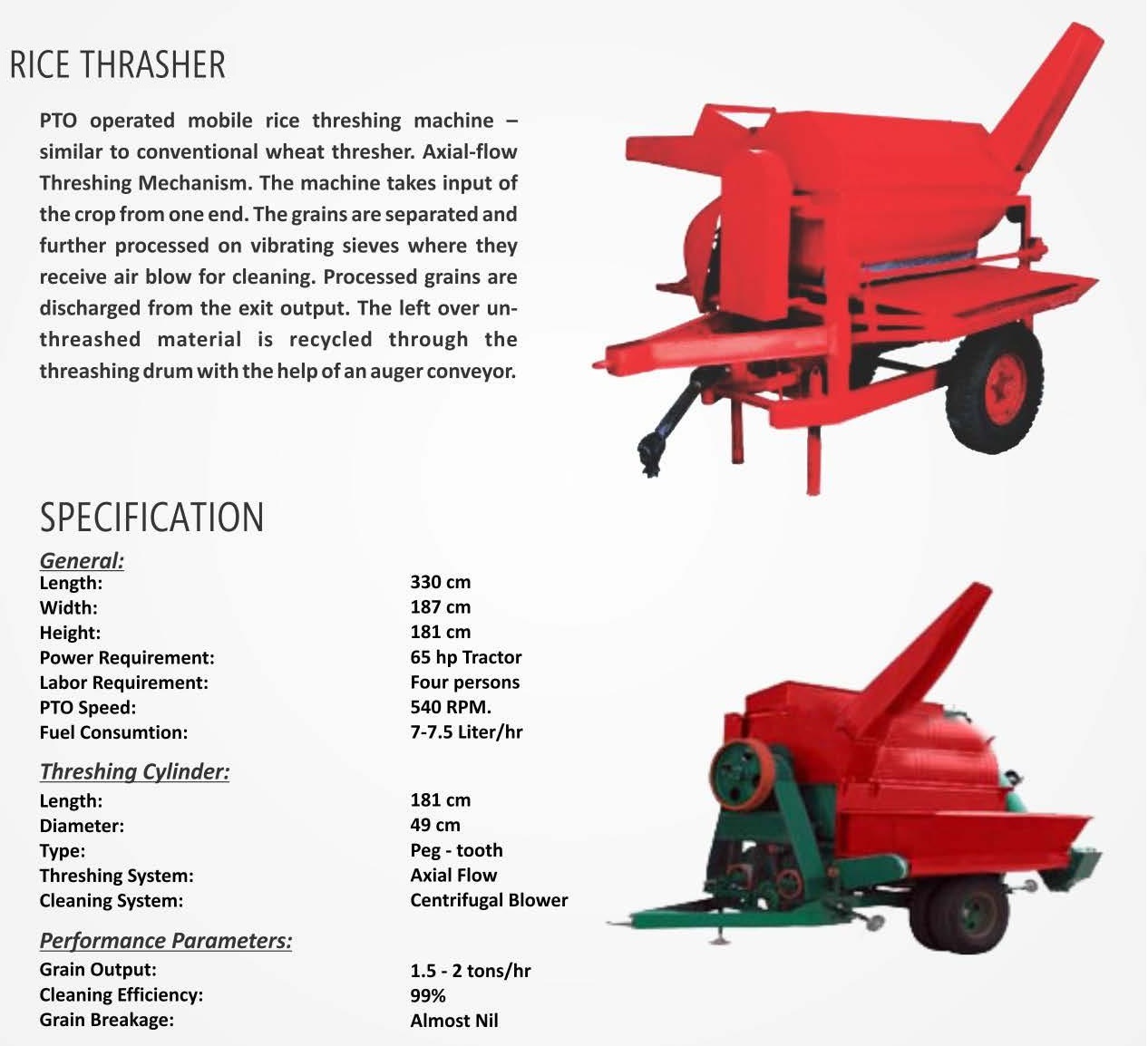 Rice Thresher